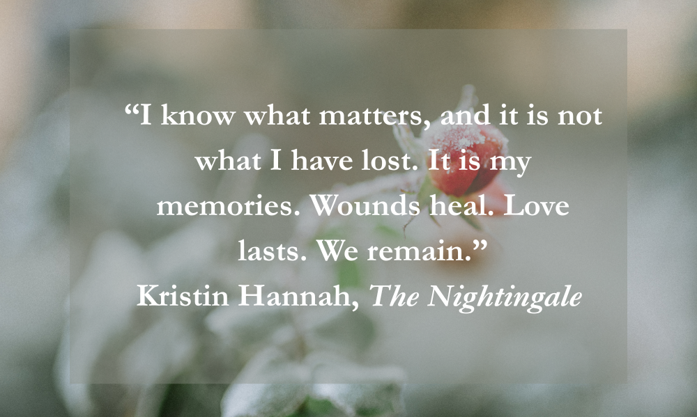 Quote of the Week: “I know what matters…” – Edify Write
